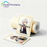 China Custom Back Seal Cartoon Anime Card Packaging Bag Film Roll 121℃ Retort for sale
