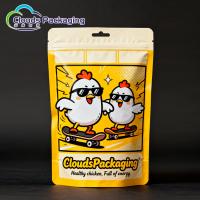 China Custom Plastic Chicken Snacks Stand Up Pouch with Zipper 121℃ Retort for sale