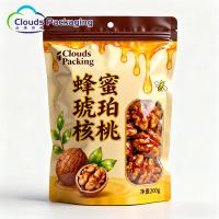 China Custom Stand Up Pouches for Sugar Nuts Candy Snacks Heat Seal Food Packaging 121℃ for sale