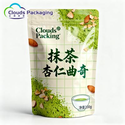 China Custom Stand Up Pouches for Biscuits Cookies Pudding Food Packaging 121℃ Retort for sale