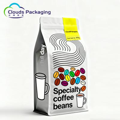 China Custom Printed Plastic Square Bottom Gusseted Bags PAEs Free 121℃ Retort for sale