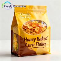 China Custom Resealable Ziplock Plastic Snack Packaging Bags for Chips Crisps 121℃ for sale