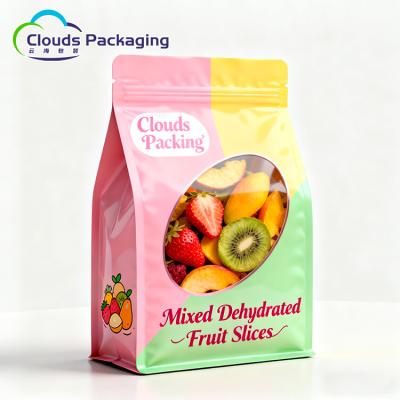 China Custom Food Grade Flat Bottom Bags for Vegetables Fruits Packaging 121℃ Retort for sale