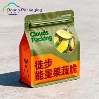 China Custom Food Grade Flat Bottom Bags for Vegetables Fruits Packaging 121℃ Retort for sale