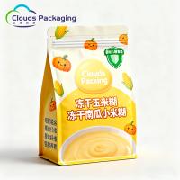 China Custom Logo Square Bottom Stand Up Pouch for Baby Food Packaging 121℃ Retort for sale