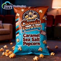 China Custom Printed Plastic Back Seal Bags for Potato Chips Popcorn Crisps Snack Packaging 121℃ Retort for sale