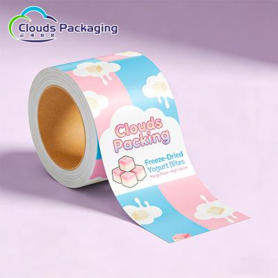China Custom Toffee Packaging Roll Film for Candy Three Side Seal Pouch 121℃ for sale