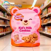 China Custom Shaped Zipper Bag for Biscuit Cookies Cartoon Animals 121℃ Retort for sale