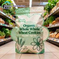 China Milk Tablets Nuts Dried Food Zipper Packaging Bag Custom Shape for sale