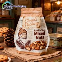 China Custom Printed Special Shape Plastic Bags for Mixed Nuts Crisps Dried Food 121℃ Retort for sale