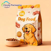 China Custom Printed Square Bottom Dog Treat Bags Plastic Waterproof 121℃ Retort Pouch for sale