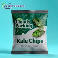 China Custom Printed Plastic Back Seal Bags for Veg Crisps Snack Packaging Eco Friendly 121℃ for sale