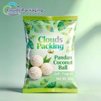 China Custom Rice Snacks Plastic Back Seal Bags Matcha Crispy Packaging for sale
