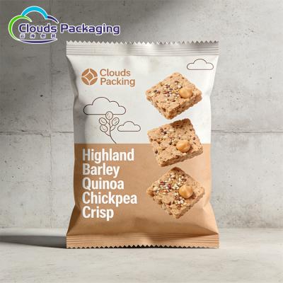 China Back Seal Bags With Custom Logo Printed Packaging Pouches For Snack Candy Packaging for sale