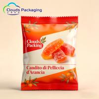 China Custom Fruit Jelly Plastic Back Seal Bags Crispy Food Packaging Sachet 121℃ Retort for sale