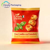 China Custom Fruit Jelly Plastic Back Seal Bags Crispy Food Packaging Sachet 121℃ Retort for sale