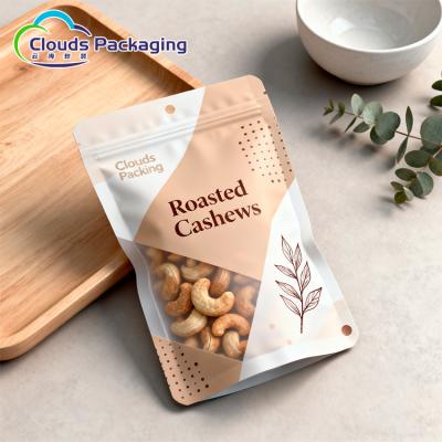 China Food Grade Custom Stand Up Pouches for Cashews Dried Fruit Nuts Packaging 121℃ Retort for sale