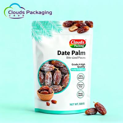 China Custom Transparent Stand Up Pouches for Food Sweets Dried Fruit 121℃ Retort for sale