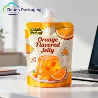 China Custom Fruit Jelly Spouted Pouches Plastic Stand Packaging Bag with Nozzle 121℃ Retort for sale
