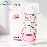China Custom Laundry Detergent Spout Bags Plastic Stand Packaging Bag with Nozzle 121℃ Retort for sale