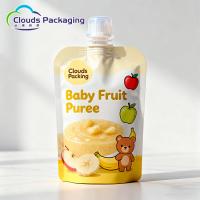 China Fruit Puree Juice Plastic Spouted Stand Up Pouch Customization for sale