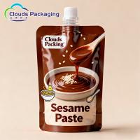 China Custom Printed Spout Pouches Stand Up Bag for Porridge 121℃ Retort for sale