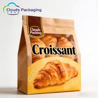 China Custom Food Grade Flat Bottom Gusset Bags with Zip Closure for Cookie Snack 121℃ Retort for sale