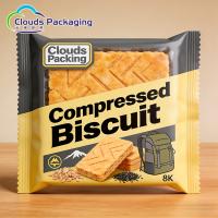 China Custom Food Grade Back Seal Bags with Clear Window for Biscuit Packaging 121℃ Retort for sale