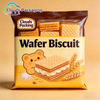 China Custom Food Grade Back Seal Bags with Clear Window for Biscuit Packaging 121℃ Retort for sale