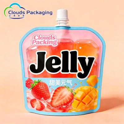 China Customized Food Grade Stand Up Pouch with Spout for Jelly Fruit Juice 121℃ Retort for sale
