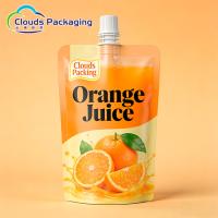 China Custom Logo Printed Food Grade Spout Stand Up Pouch for Fruit Juice 121℃ Retort for sale