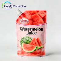 China Customized Stand Up Pouch with Spout for Drinks Fruit Juice Food Grade 121℃ Retort for sale
