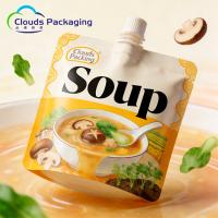 China Customized Food Grade Stand Up Pouch with Spout for Sauce Jam Soup 121℃ Retort for sale