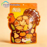 China Custom Shape Food Grade Stand Up Pouch with Zipper for Candies Biscuit 121℃ Retort for sale