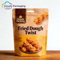 China Custom Printed Food Grade Plastic Zipper Bags 121℃ Retort for Snack Packaging for sale
