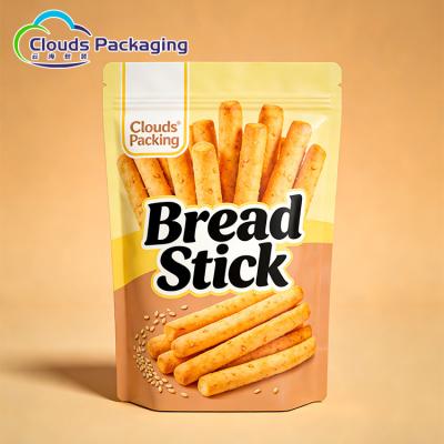 China Custom Printed Food Grade Plastic Zipper Bags 121℃ Retort for Snack Packaging for sale