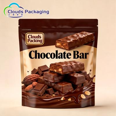 China Custom Stand Up Pouches for Biscuits Cookies Pudding Snack Packaging 121℃ Retort for sale