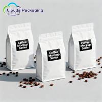 China Custom Stand Up Zipper Coffee Bags Valve Sealed Food Grade 121℃ Retort Pouch for Coffee Beans Packaging for sale