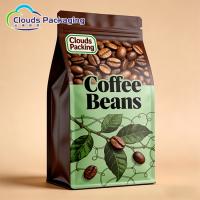 China Custom Coffee Bags Packaging 150g 500g 1kg Stand Up Pouch with Zipper and Valve for sale
