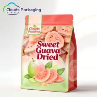 China Custom Food Grade Square Bottom Plastic Bags with Zipper for Dried Fruit Package 121℃ for sale