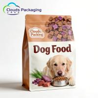 China Customized Food Grade Reusable Flat Bottom Pouch with Zip Top 121℃ Retort Resistant for sale