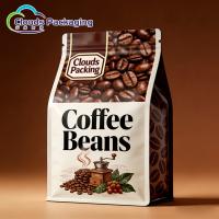 China Custom Coffee Bags Packaging Food Grade Stand Up Pouch with Zipper and Valve 121℃ Retort for sale