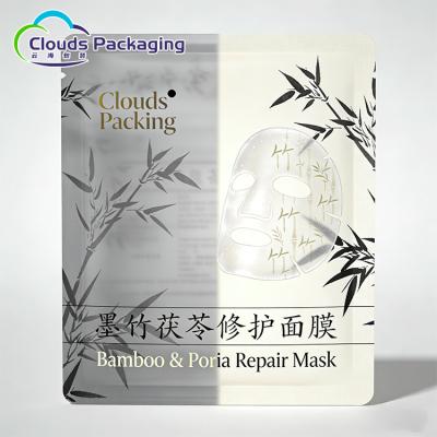 China Custom Three Side Seal Heat Seal Pouch for Face Masks Eye Masks Packaging 121℃ Retort for sale