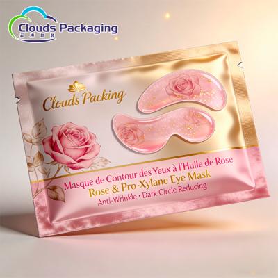 China Custom Three Side Seal Pouch Heat Seal Pouches for Face Masks Packaging Bags 121℃ Retort for sale