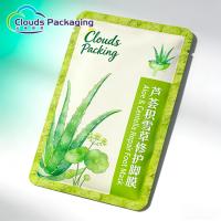 China Custom Three Side Seal Pouch for Face Foot Hand Mask Packaging Bags 121℃ Retort for sale