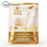 China Custom Three Side Seal Beauty Mask Bag 121℃ Retort Cosmetic Packaging Pouch for sale