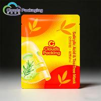 China Custom Three Side Seal Beauty Mask Bag 121℃ Retort Cosmetic Packaging Pouch for sale