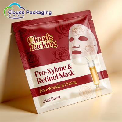 China Custom Printed 3 Side Seal Bags Tearable Pouches for Cosmetic Packaging 121℃ Retort for sale