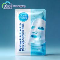 China Custom Logo Three Side Seal Bag Tearable Facial Mask Packaging Pouch 121℃ Retort for sale