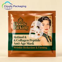 China Custom 3 Side Seal Facial Mask Packaging Bag Leak Proof Pouch 121℃ Retort for sale